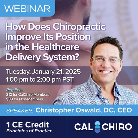 CalChiro - California Chiropractic Association